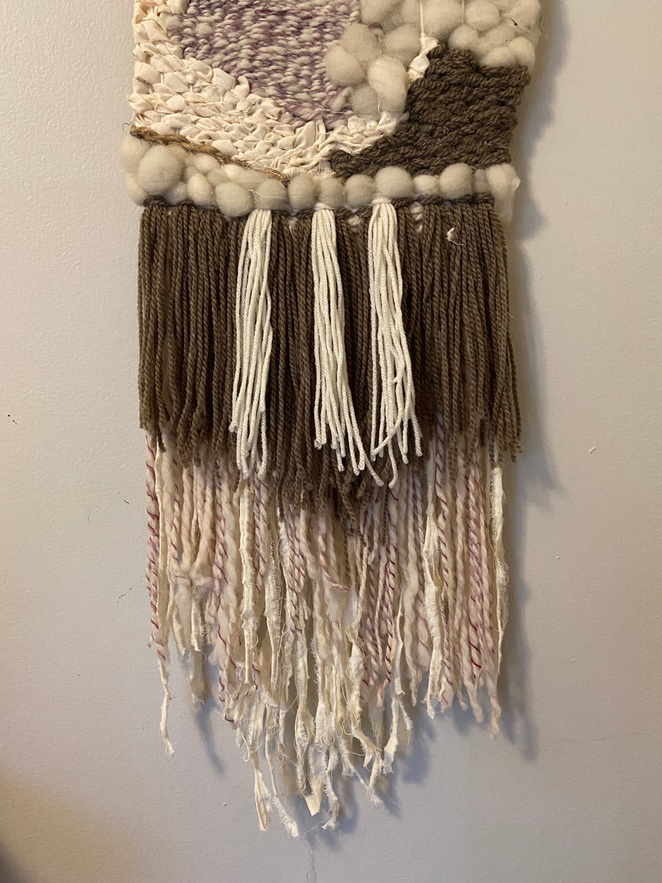 Wool Yarn Jute Woven Wall Hanging Wall Art Home Decor Boho - Etsy