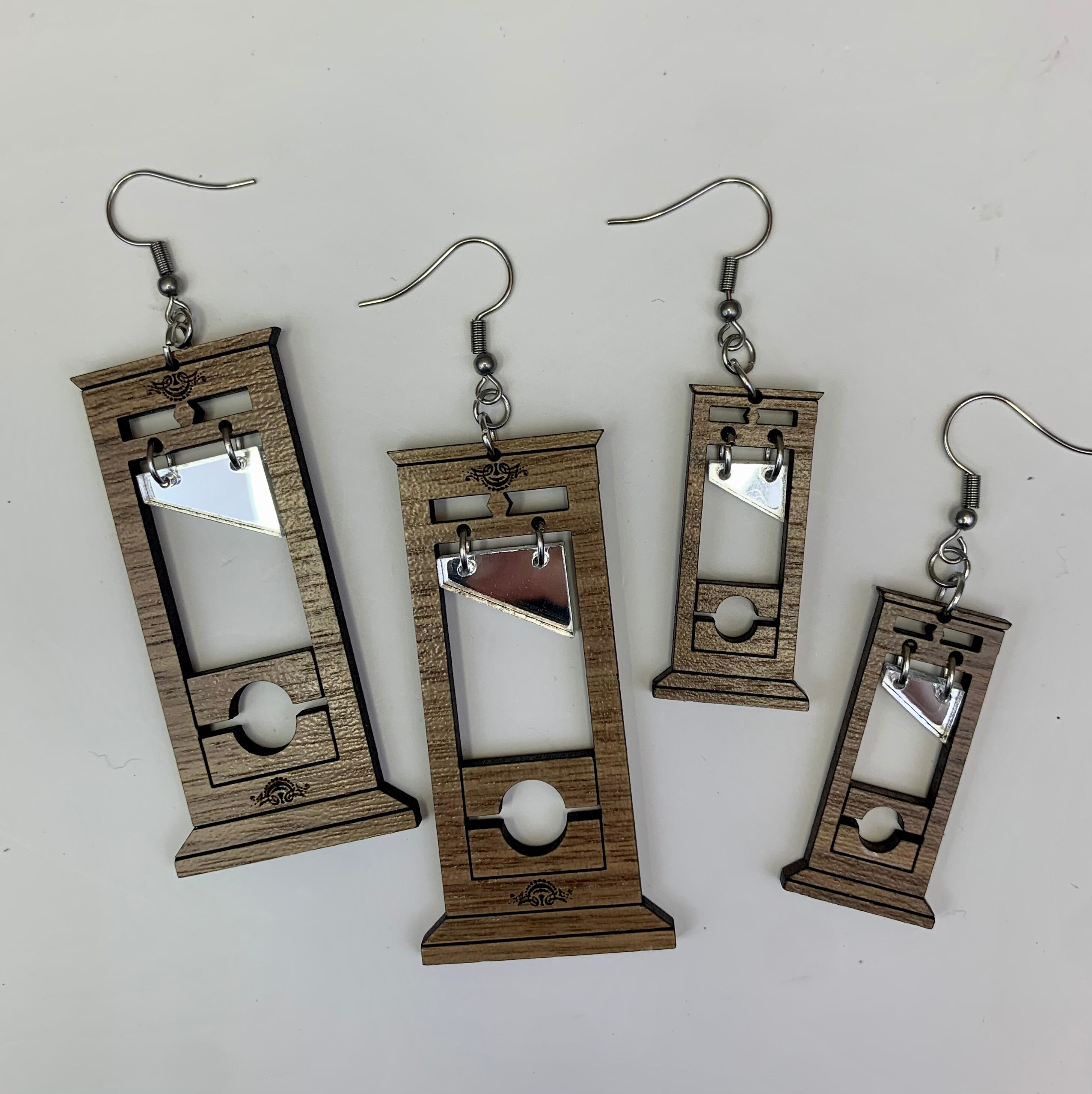 Guillotine Dangle Earrings - Etsy