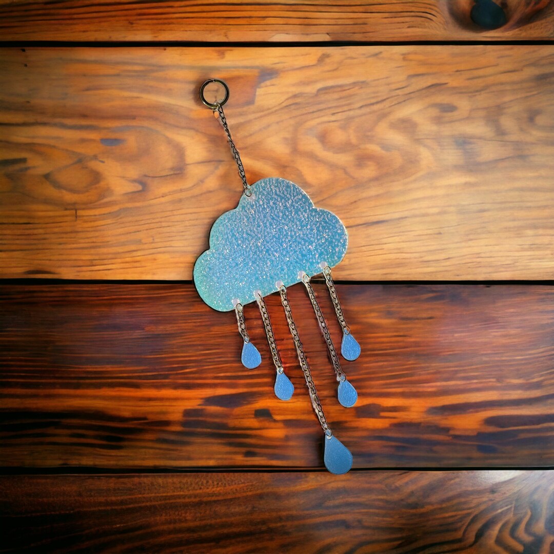 Hanging Rain Cloud Suncatcher - Etsy