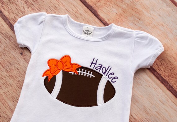 Football Shirt Girly Football Shirt Girl Shirt Football | Etsy