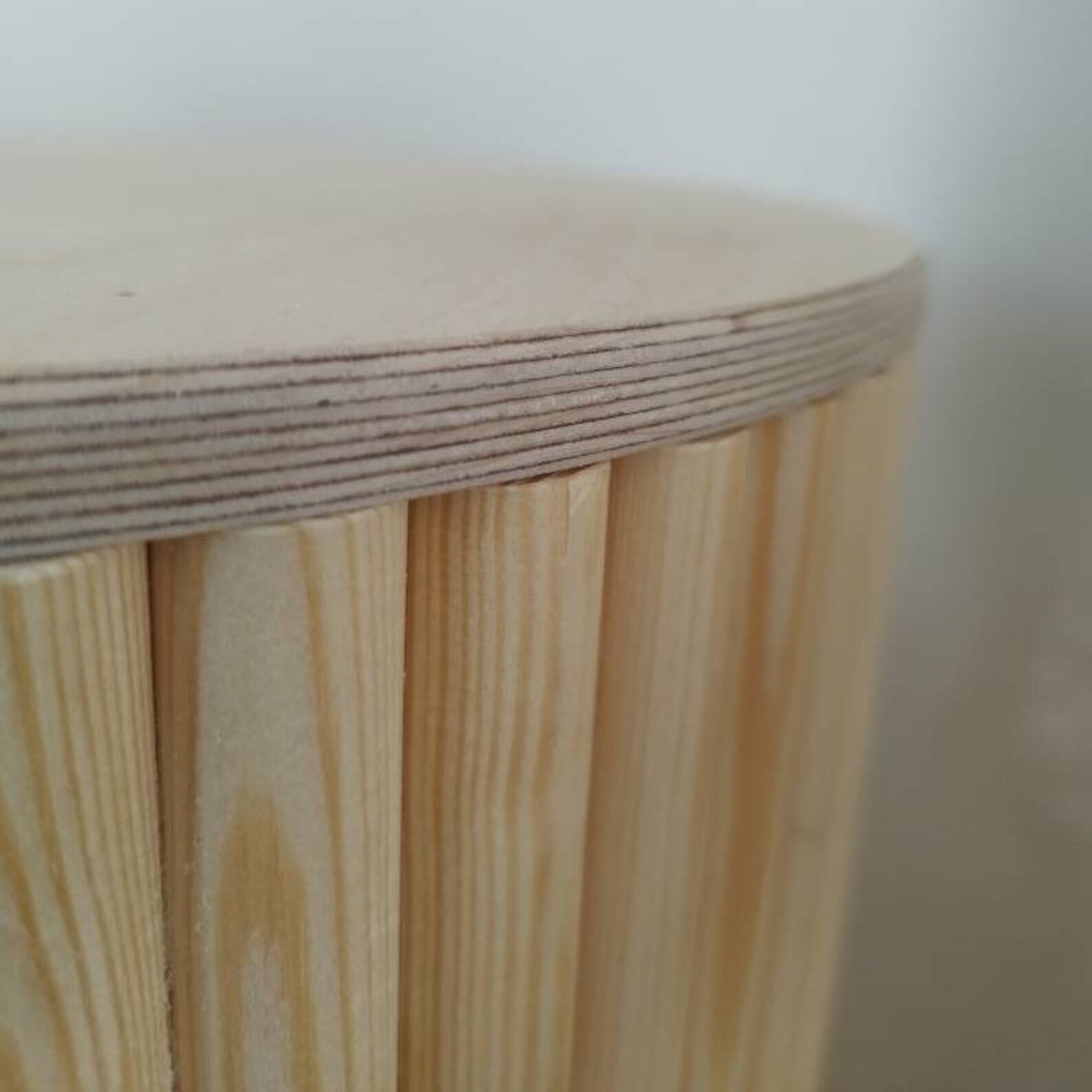 Handmade Round Wood Platform, Coffee Table, Standing Table, Raw ...