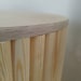 Handmade Round Wood Platform, Coffee Table, Standing Table, Raw ...
