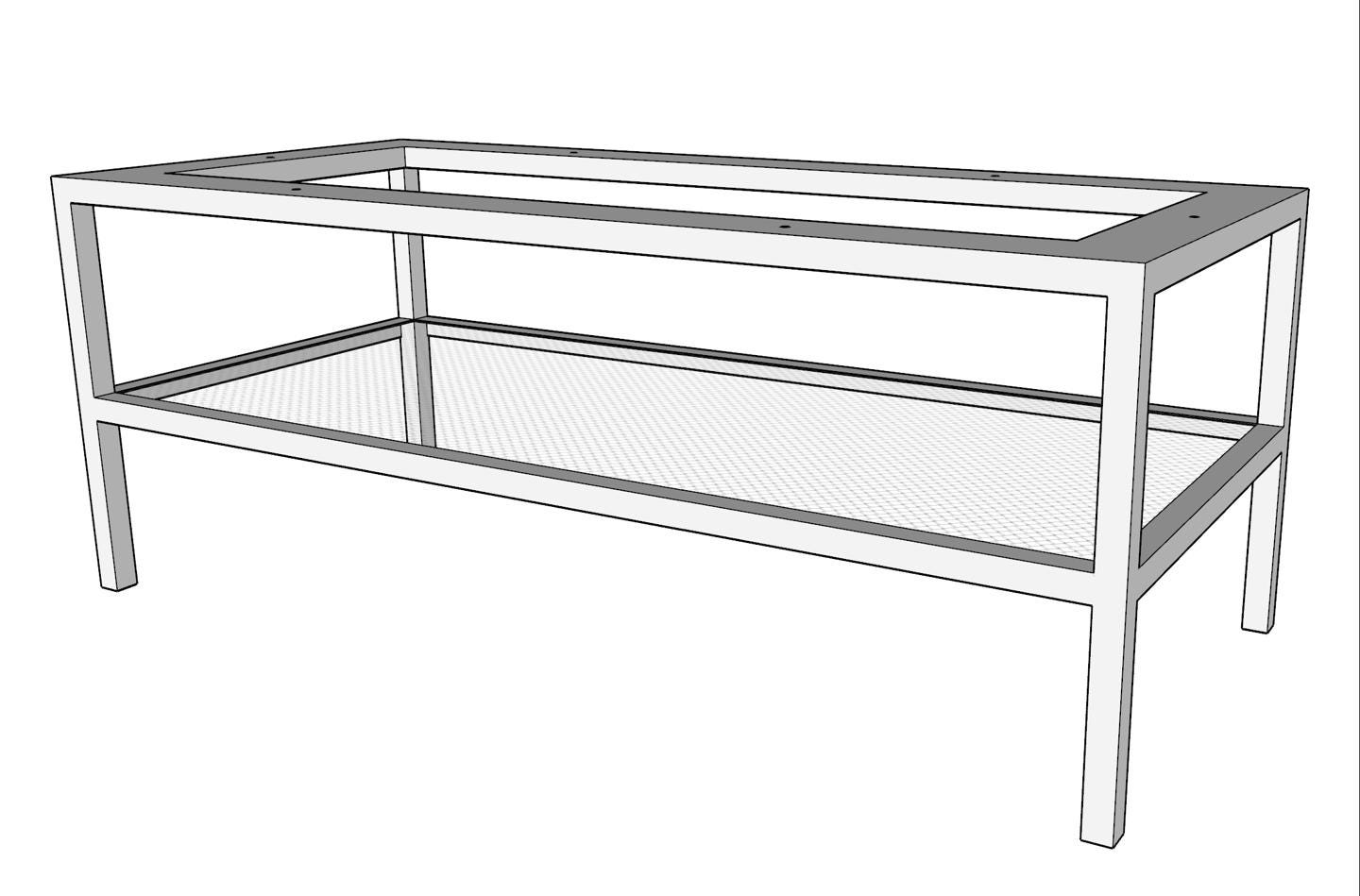 Metal Mesh Bench Base, Design Furniture Frame Legs, Shoe Rack With ...