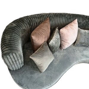 Curved Sofa Round Couch for Living Room and Lobby - Etsy