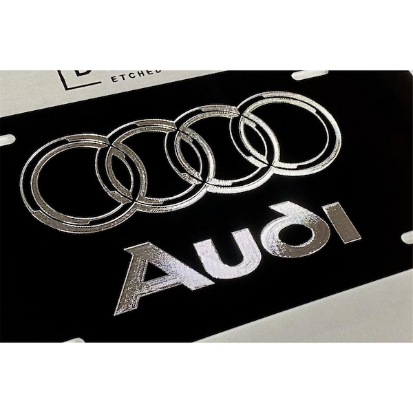 Black on Black Audi License Plates - Etsy
