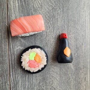 Lot 3 Magnet Fridge Magnetic Board Sushi Gift Bento Sashimi Maki ...