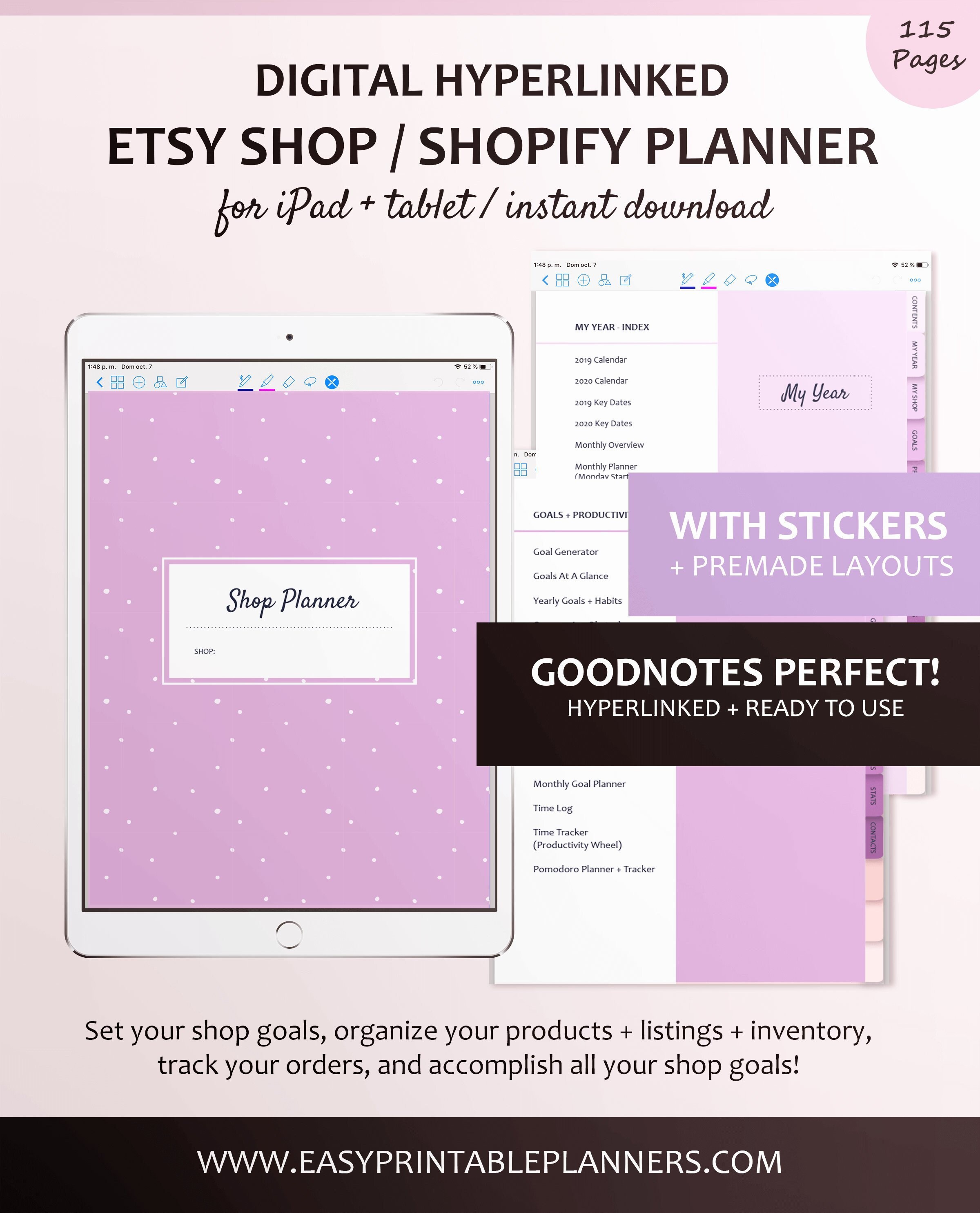 Digital Etsy Shop Planner For IPad Or Tablet Etsy Business Etsy digital-etsy-shop-planner-for-ipad-or-tablet-etsy-business-etsy