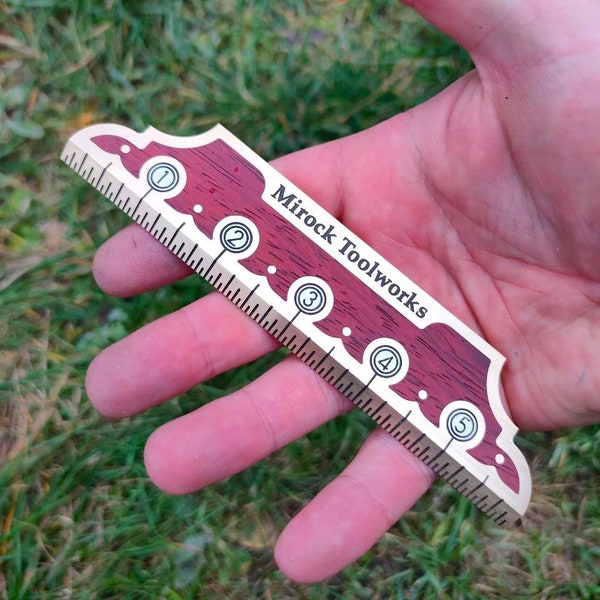 Vintage Metal Ruler - Etsy