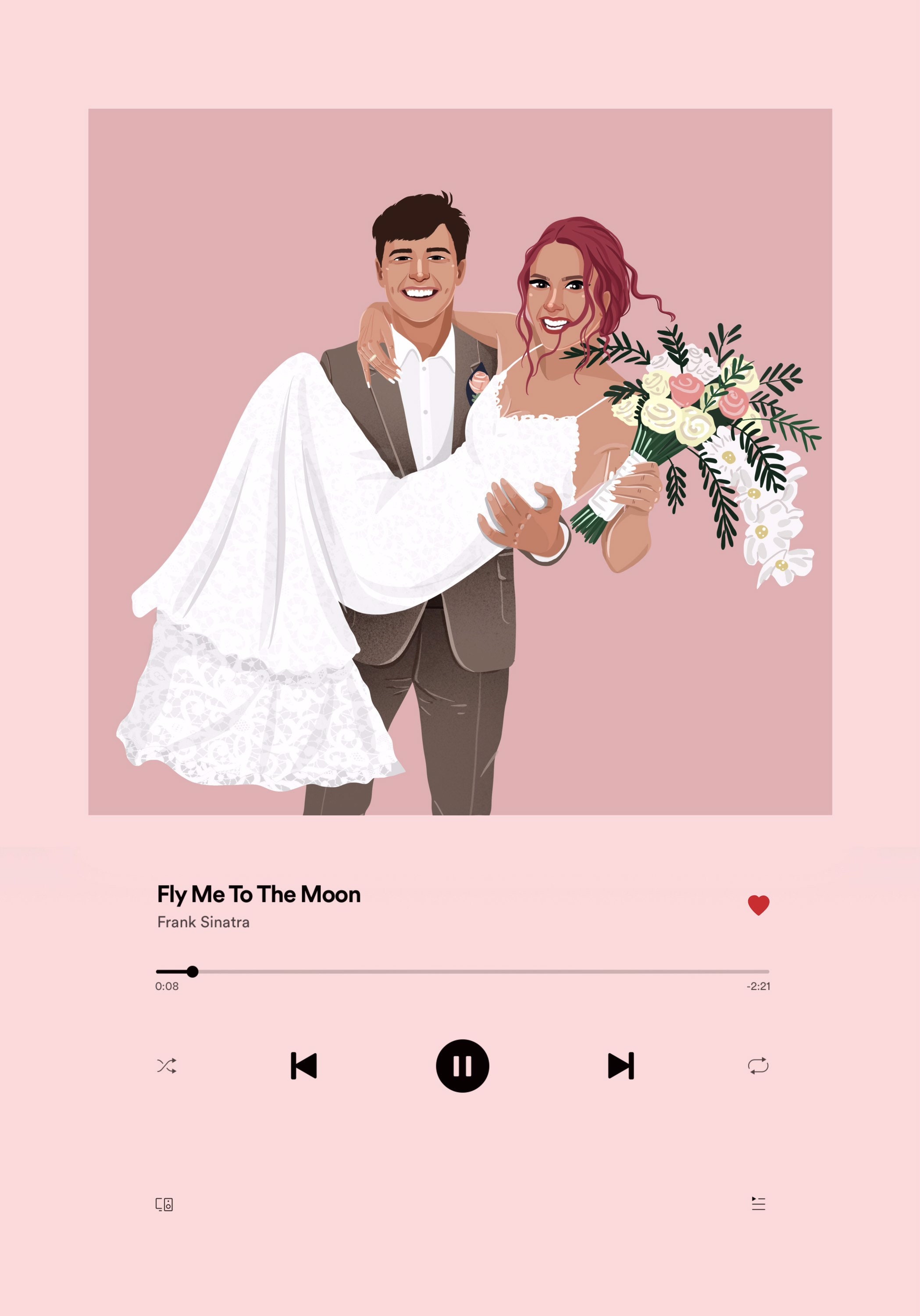 Spotify Custom Portrait Custom Song Cover Personalized - Etsy