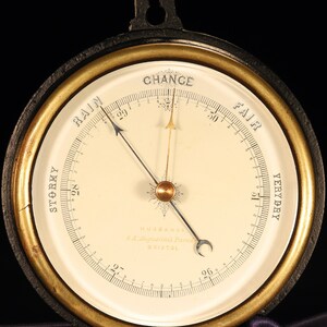 Antique Bulkhead Barometer Retailed by Husbands, Bristol C1880 - Etsy