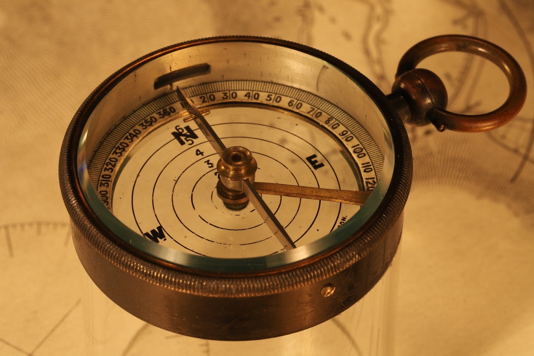 Very Rare Transparent Pocket Compass by Francis Barker C1910 - Etsy