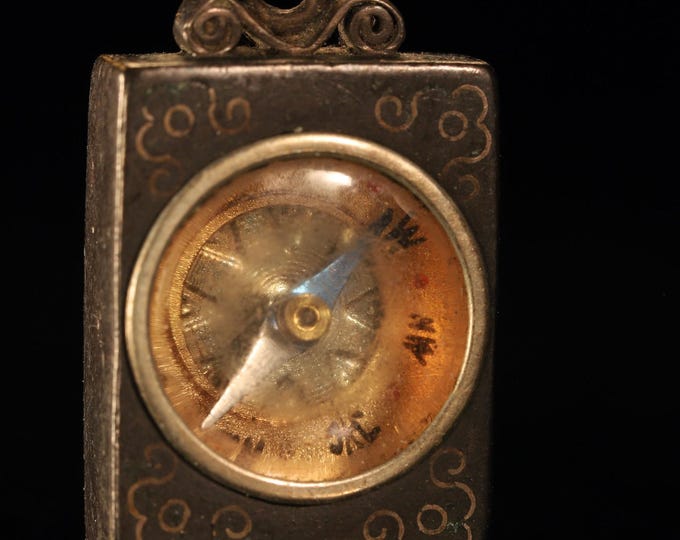 Very Unusual Victorian Cloisonne Compass Fob or Charm C1890 - Etsy