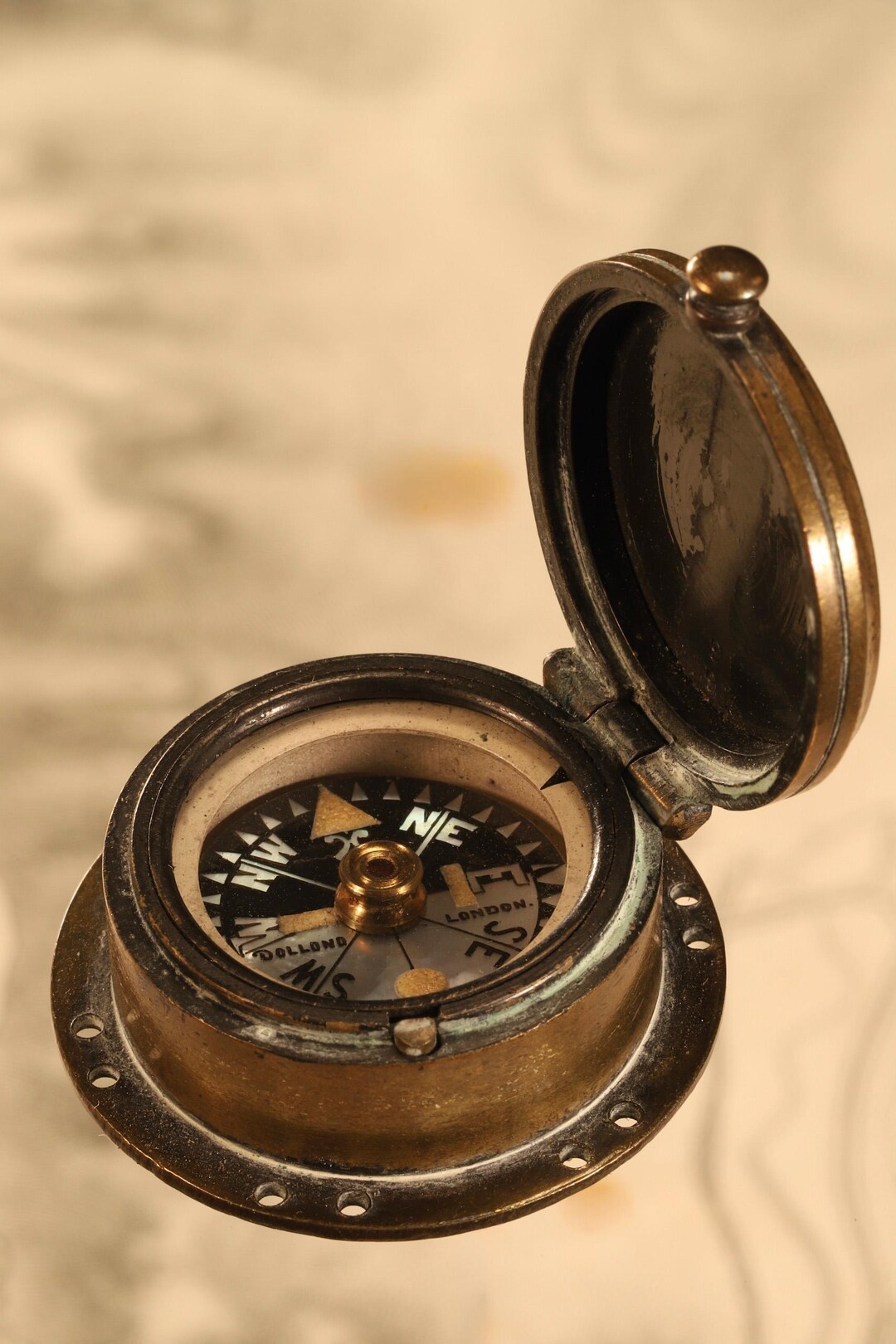 Very Unusual Miniature Capstan Compass Retailed by Dollond C1880 - Etsy