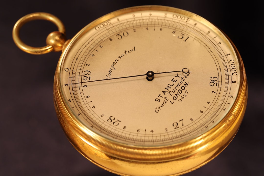 Large Pocket Barometer Altimeter by Stanley No 2527 C1905 - Etsy