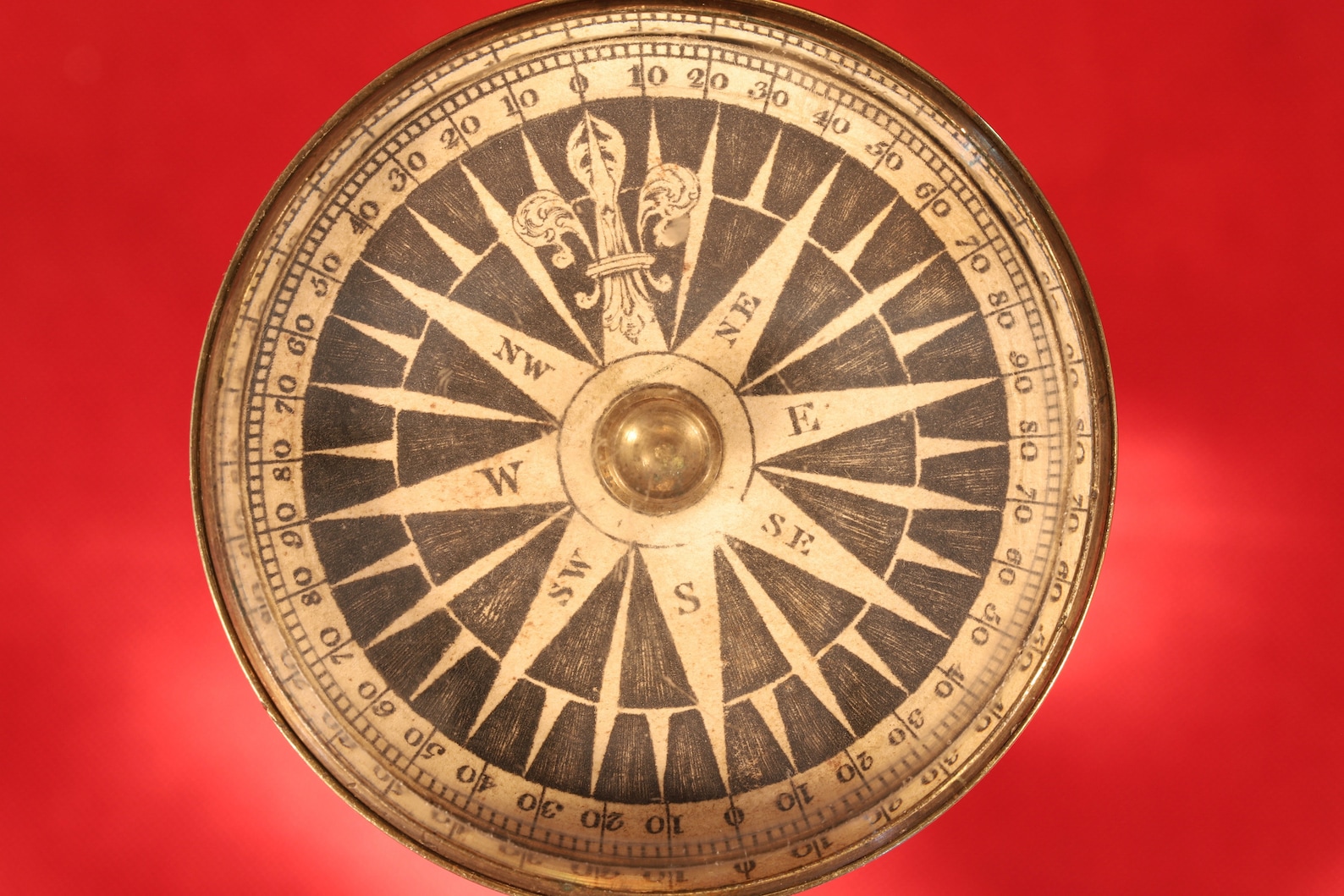 Georgian Gimballed Mariners Compass in Elm Deck Case C1800 - Etsy UK