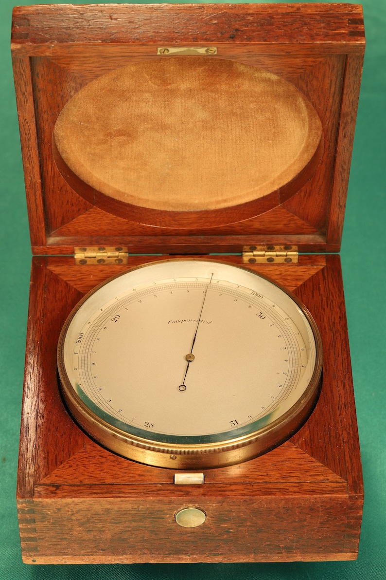 Unusual Expedition or Chart Table Aneroid Barometer by Short & Mason ...