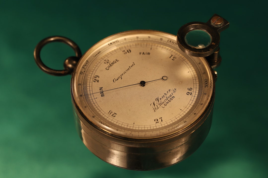 Antique Travel Barometer With Case C1895 - Etsy