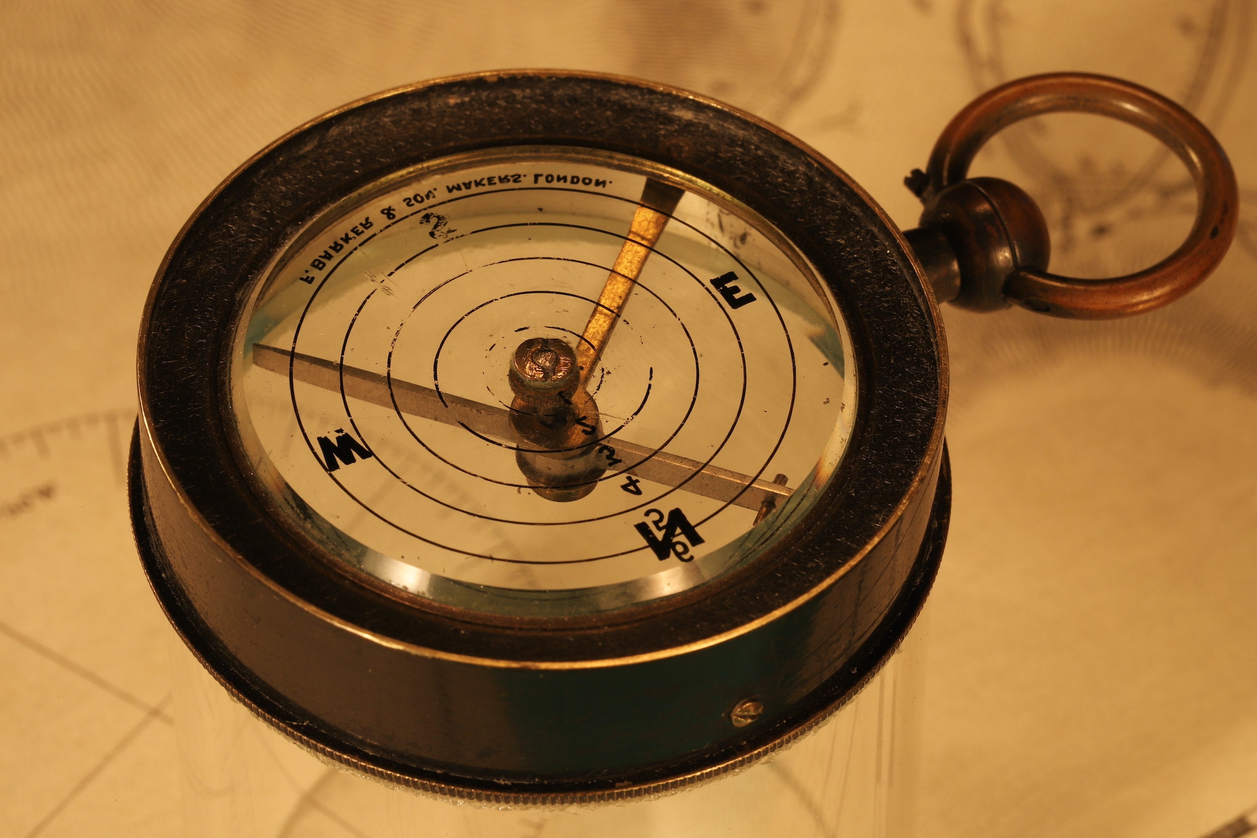 Very Rare Transparent Pocket Compass by Francis Barker C1910 - Etsy
