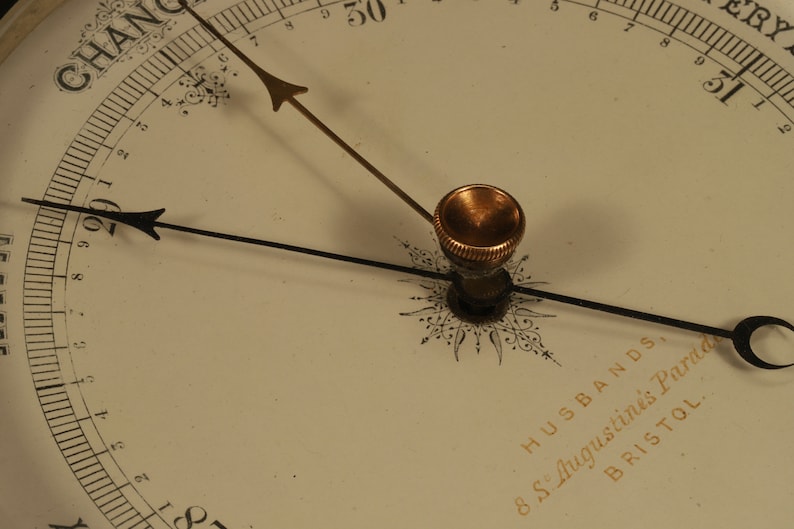 Antique Bulkhead Barometer Retailed by Husbands, Bristol C1880 - Etsy