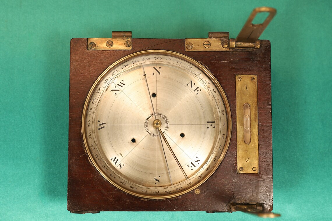 Unusual & Very Large Antique Surveying Compass C1850 - Etsy