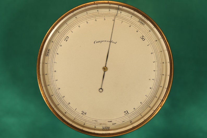 Unusual Expedition or Chart Table Aneroid Barometer by Short & Mason ...