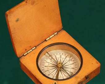Antique Small Compass - Etsy