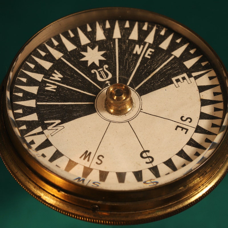 Antique Compass - Etsy