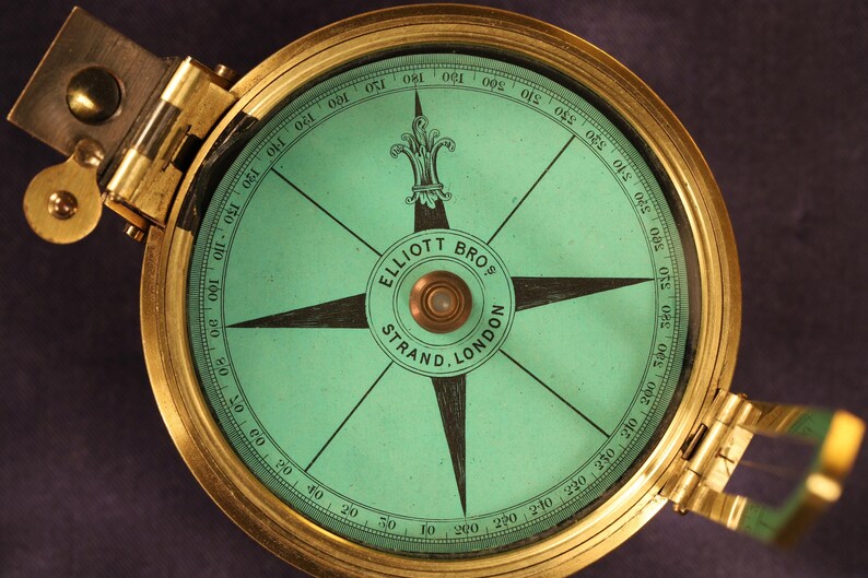 Antique Prismatic Surveying Compass by Elliott Brothers C1870 - Etsy