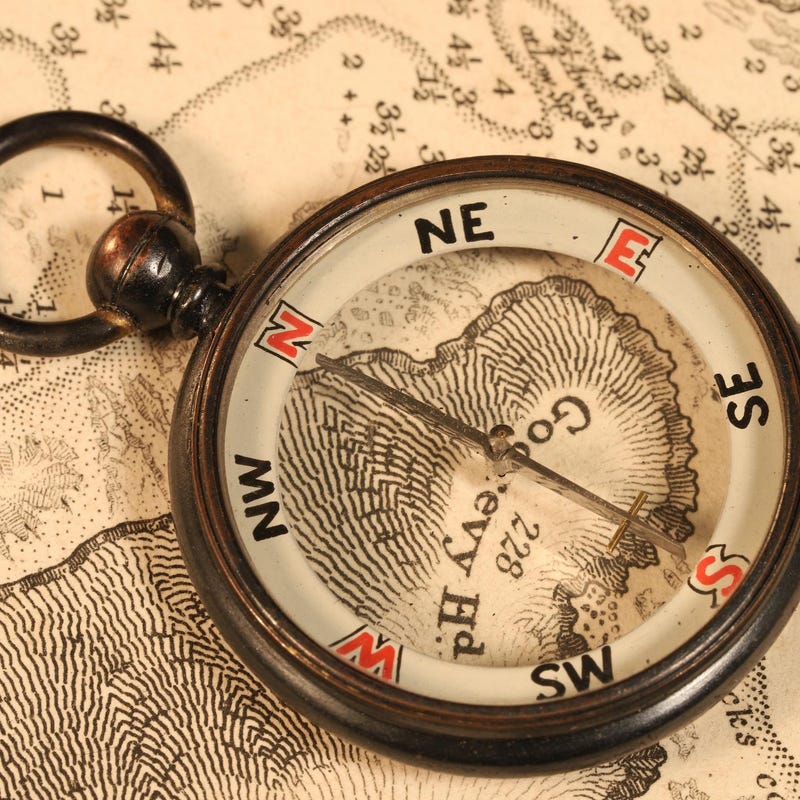 Antique Compass - Etsy
