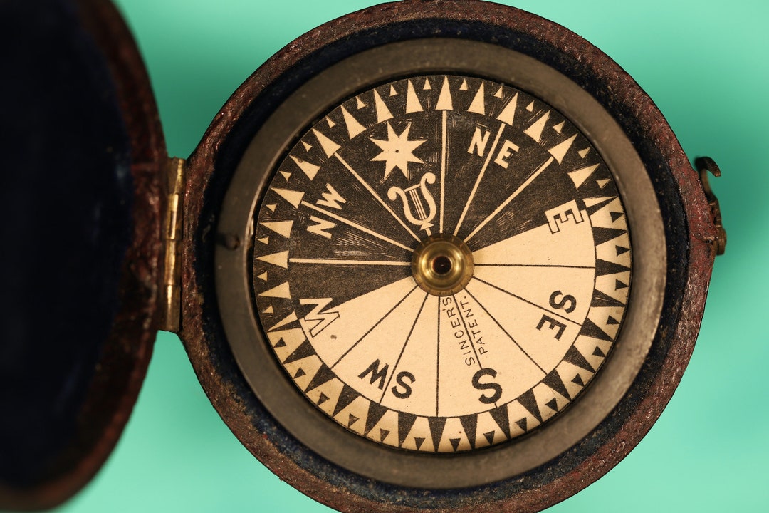 Antique Pocket Singer's Patent Compass by Francis Barker C1870 - Etsy