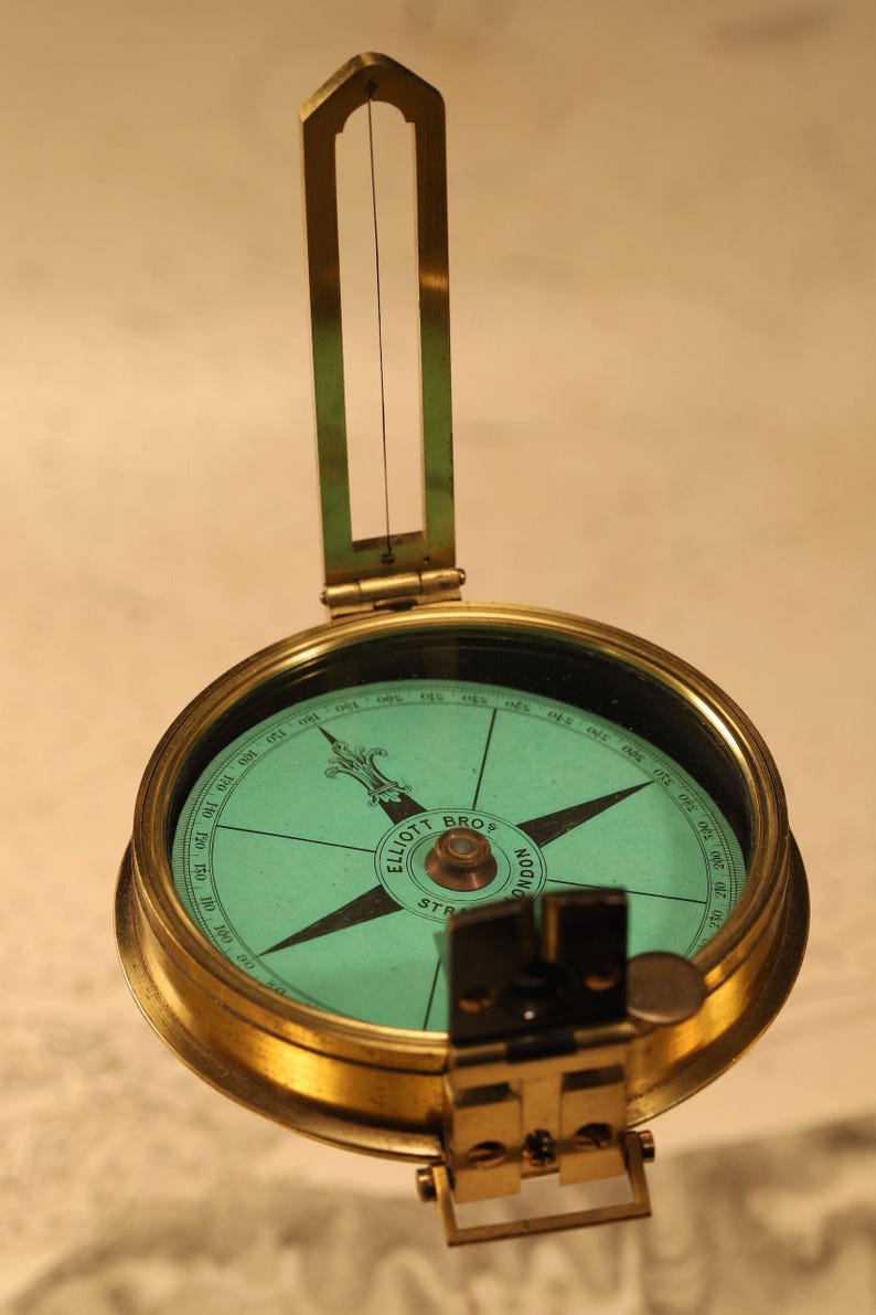 Antique Prismatic Surveying Compass by Elliott Brothers C1870 - Etsy