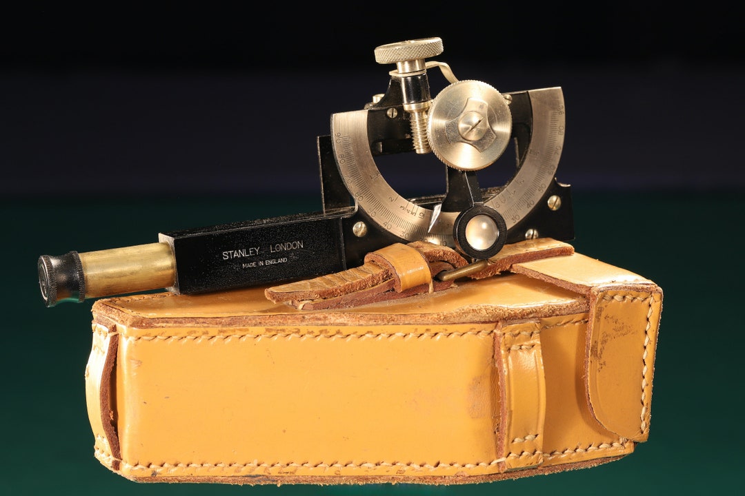 Vintage Abney Level by Stanley in Leather Case C1930s - Etsy