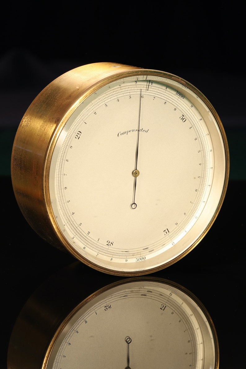 Unusual Expedition or Chart Table Aneroid Barometer by Short & Mason ...