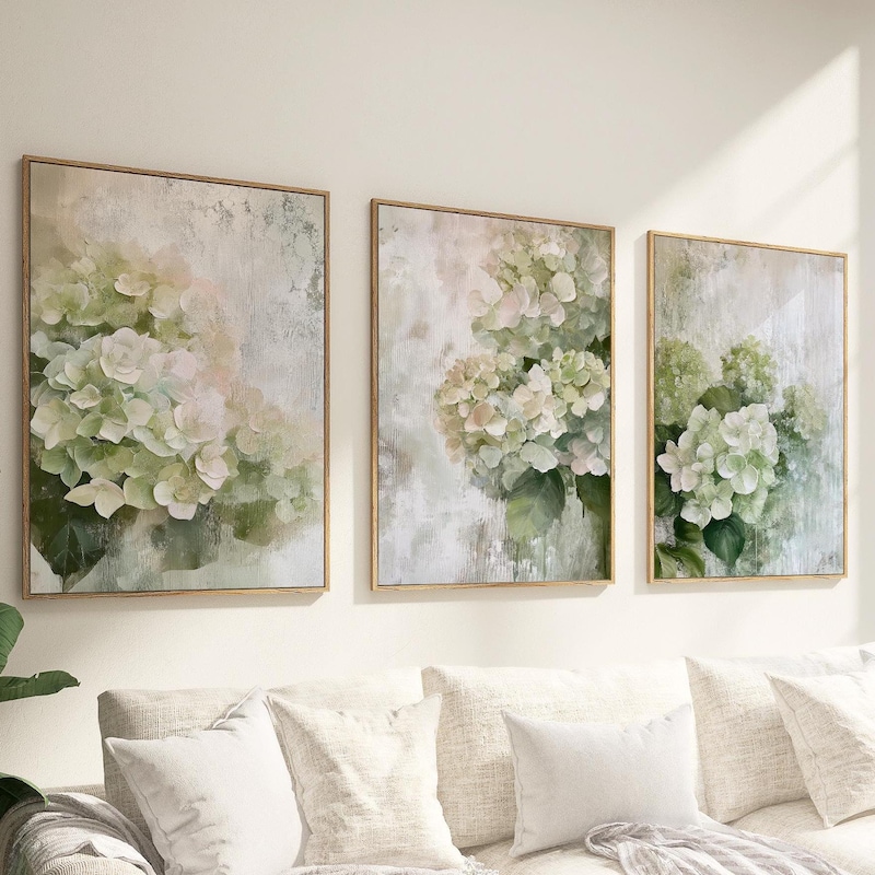 Abstract Hydrangea - Etsy