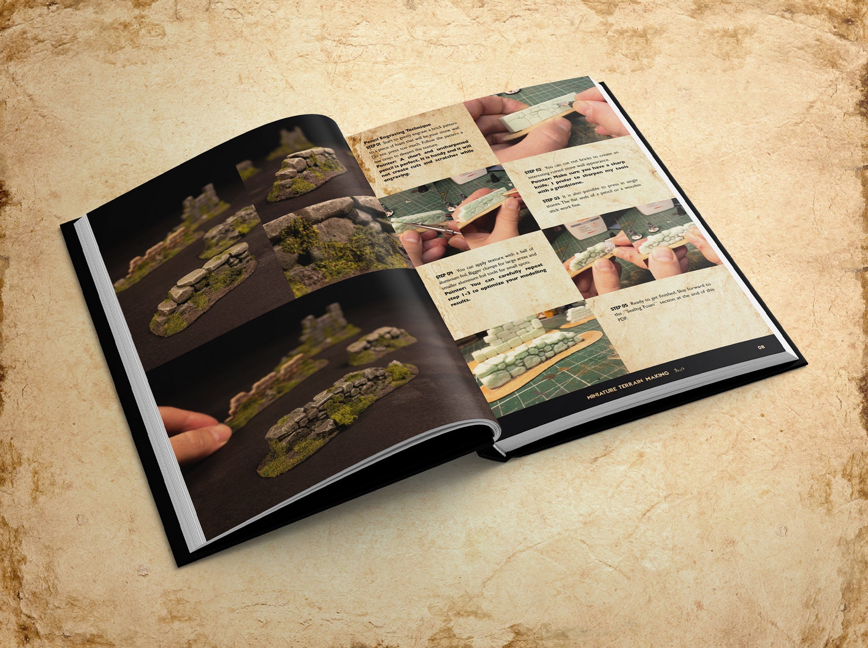Hardcover Book: Miniature Terrain Making Vol. 1 / - Etsy.de