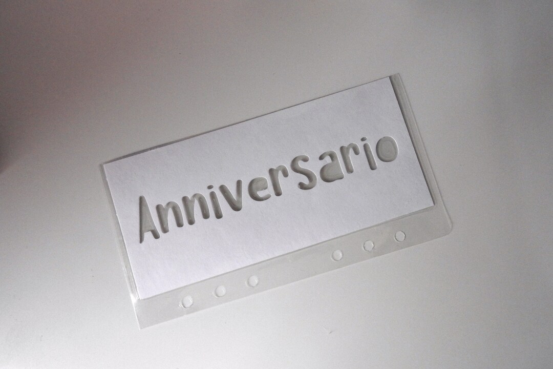 CASH ENVELOPES Laminated Costumable Punch for A6 Set of 3 - Etsy