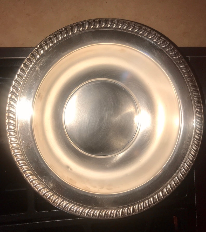 Vintage Leonard Silver Plated Salad Bowl - Etsy.de