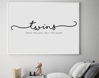 Grappige tweeling cadeau | Etsy