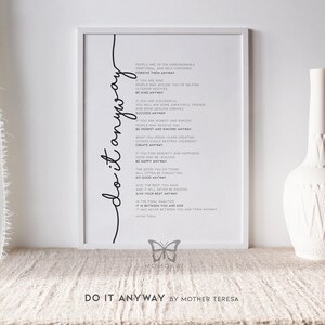Inspirational Quotes Art Print Set, Minimalist Gallery Wall, If Kipling ...