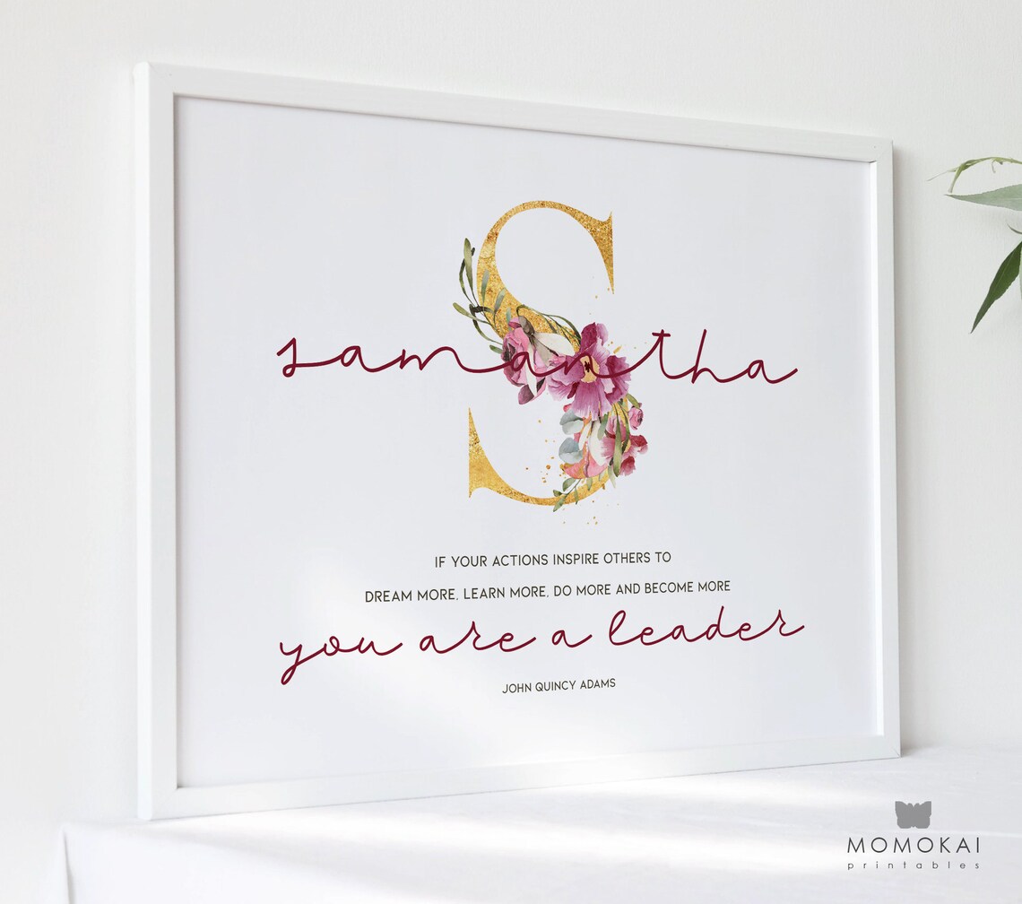 Gift for Boss Woman Office Decor Leadership Boss - Etsy