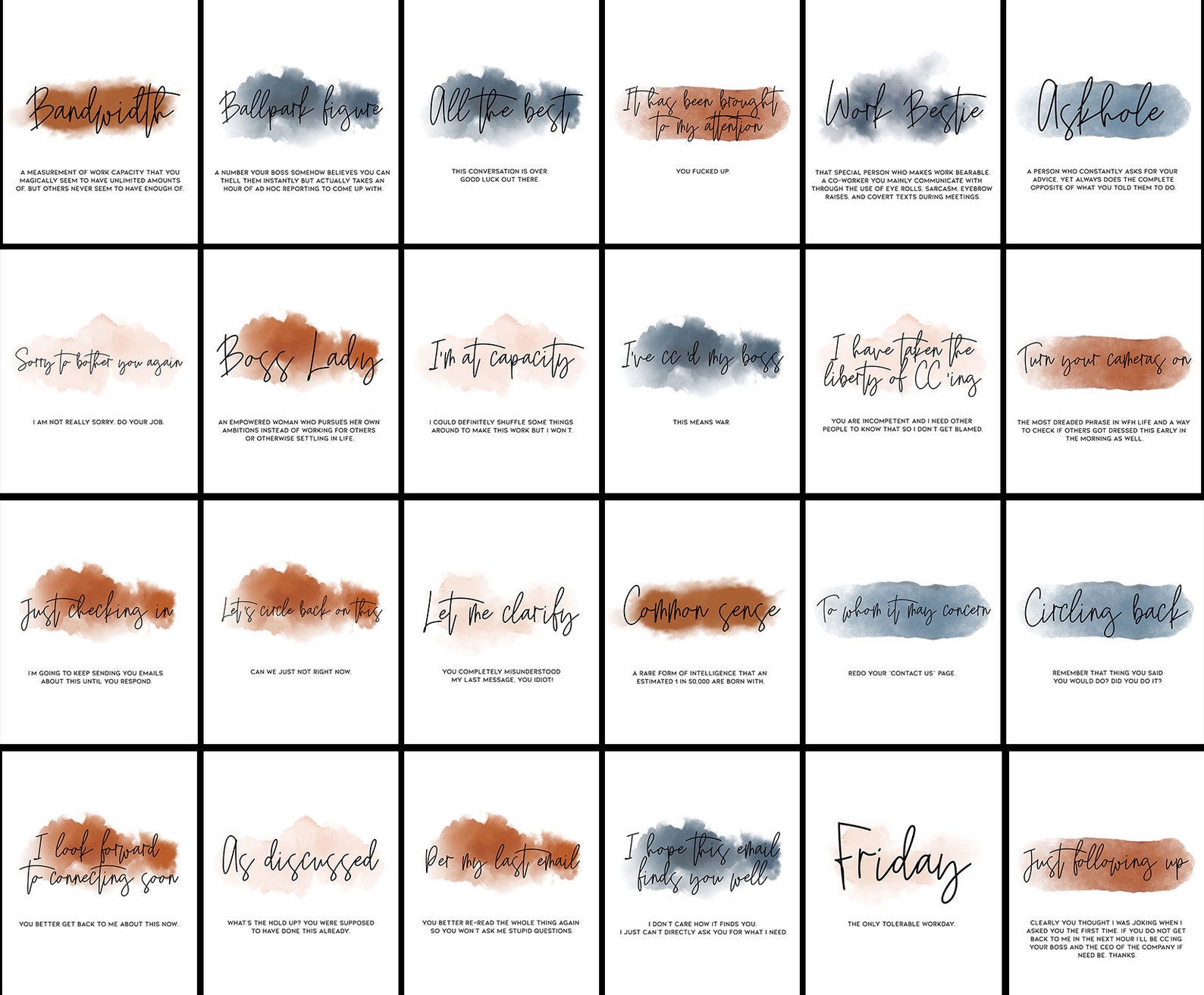 146 Funny Office Prints Bundle, Work Humor Wall Art, Coworker Gift ...