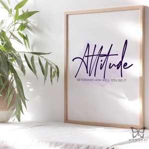 Motivational Workplace Wall Art, Set of 9 Success Quotes, Colorful ...