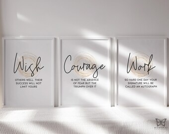 Leadership Teamwork Success Office Decor 3 Piece Wall Art - Etsy