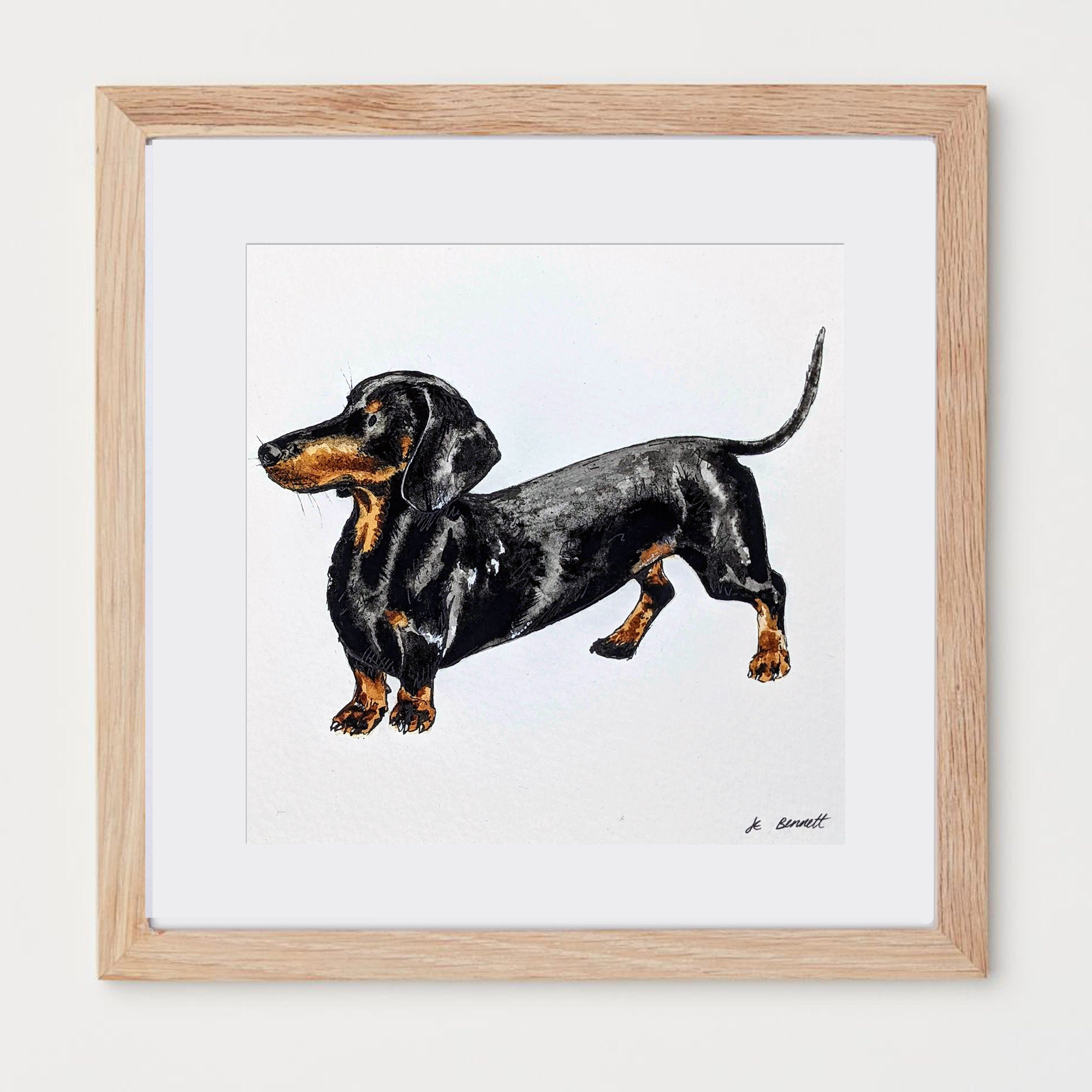 Original Dog Breed Watercolour Paintings, Dog Breeds, Pet Portrait ...