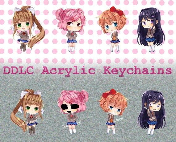 DDLC Acrylic Keychains | Etsy