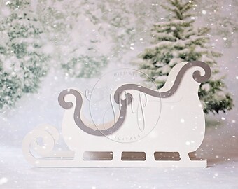 Sleigh photo prop | Etsy