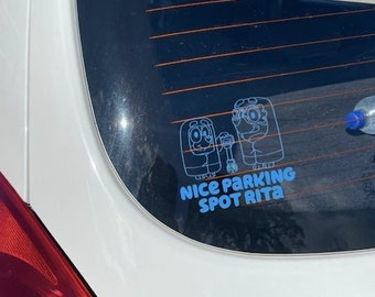 Bluey Car Window Decal - Etsy Australia