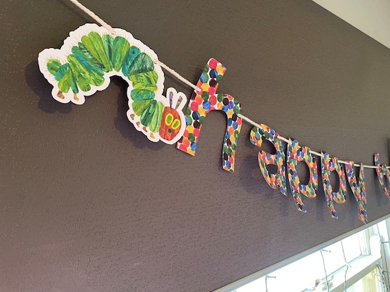 Custom Very Hungry Caterpillar Inspired Banner Handmade - Etsy Australia