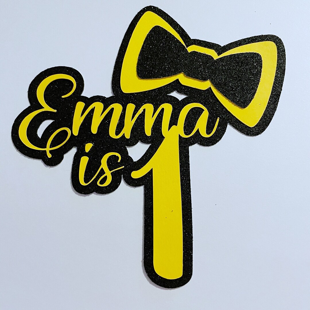 Custom Emma Wiggle Inspired Cake Topper, Handmade Personalised Birthday ...