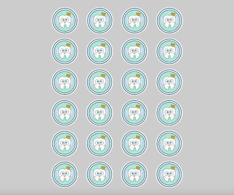 Bluey Inspired TOOTH FAIRY Favour Stickers Birthday Party - Etsy Australia